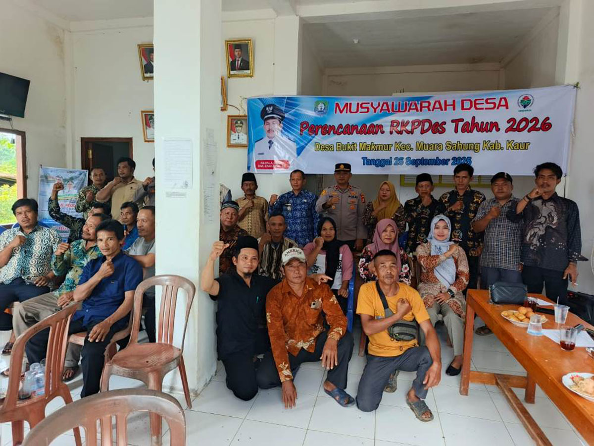 Desa Bukit Makmur Tentukan Arah Pembangunan 2026, Prioritaskan 5 Sektor Ini