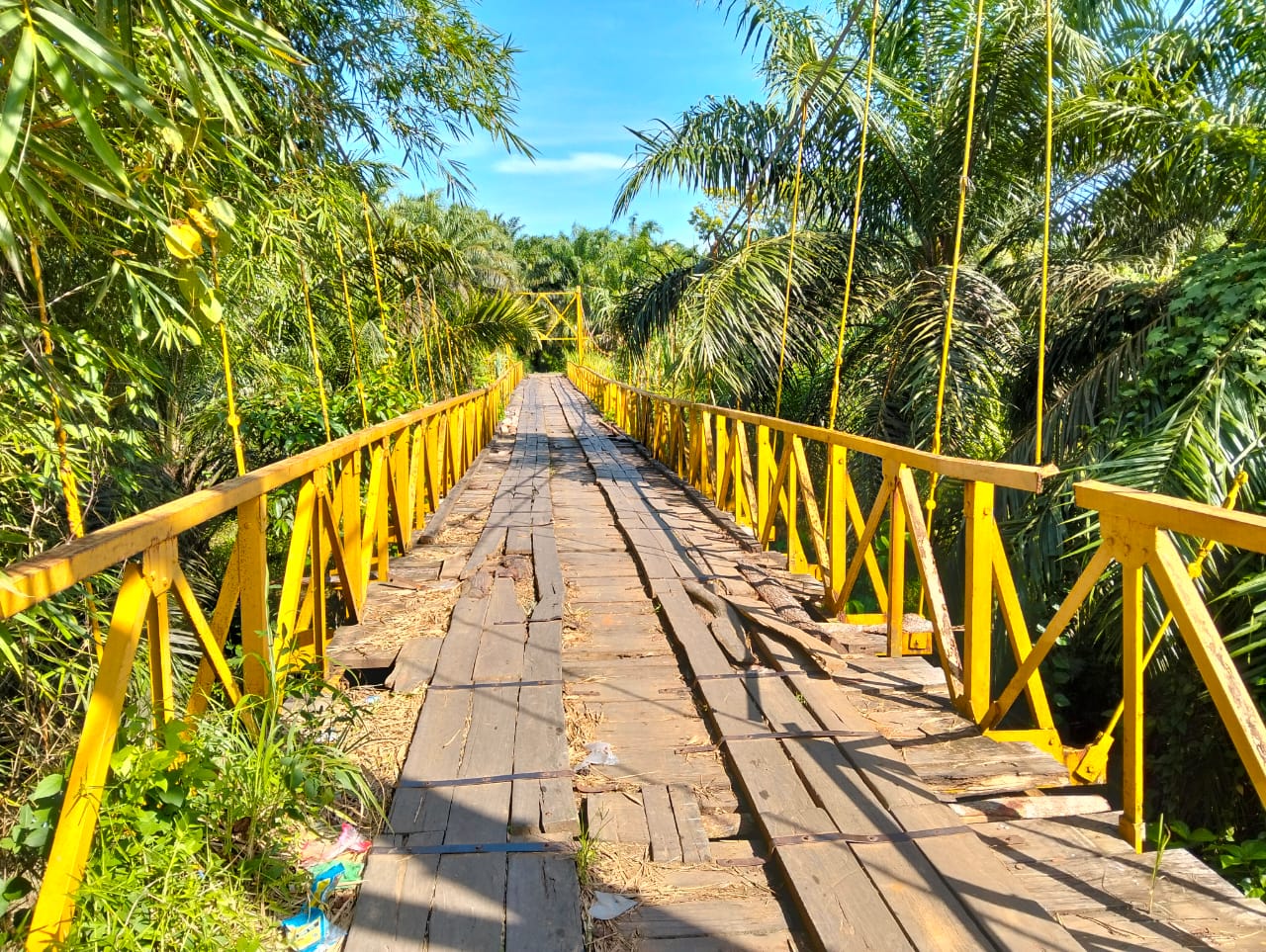 Jembatan Taba Pasemah Benteng Tak Kunjung Diperbaiki, Ini Penyebabnya