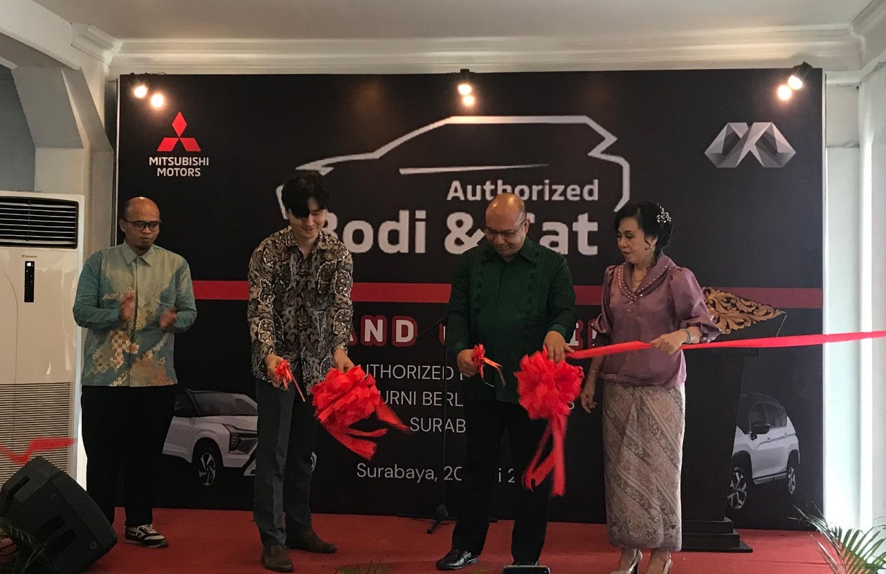 Hadir Perdana di Surabaya, MMKSI Resmikan Pelayanan Bodi dan Cat
