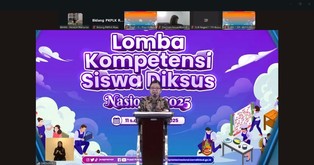 LKS Disabilitas Digelar, Diikuti 287 Diksus, Terdiri 9 Cabang Lomba Ini